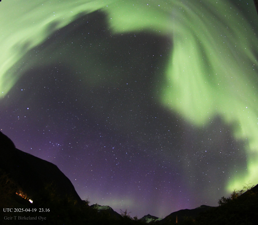 Northern lights. April 19 – 20, 2025. | Color and Light On And Beyond ...