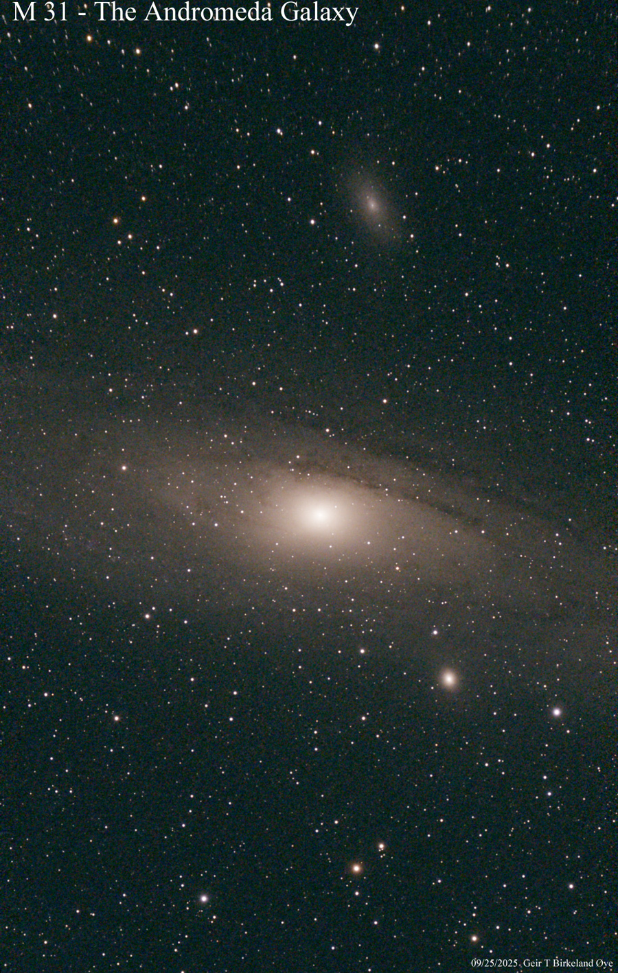 September 24, 2025. Deep Sky Objects through a S 30 SeeStar telescope ...