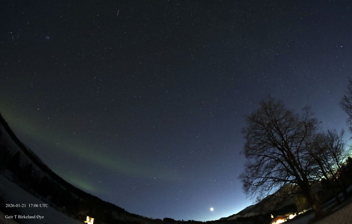 Subauroral Proton Aurora over Norway. January 21, 2026. | Color and ...